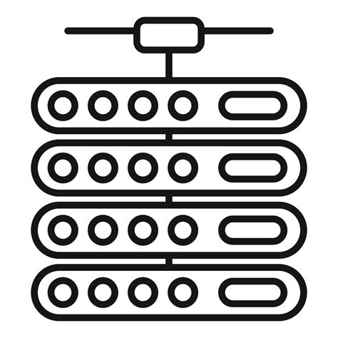 Server Center Connection Icon Outline Style 14693367 Vector Art At Vecteezy