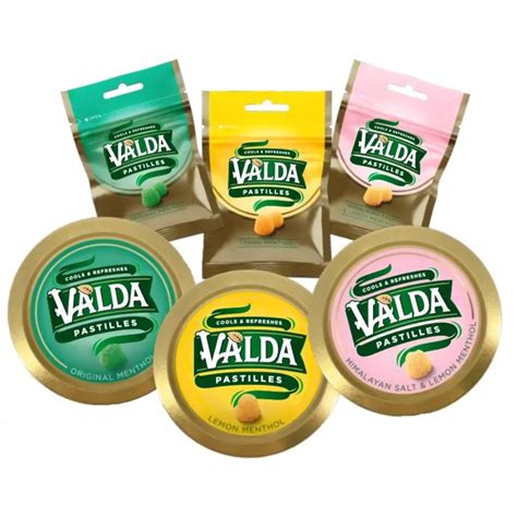Valda Pastilles And Hard Candy Original Menthol Lemon Menthol
