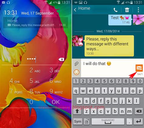 Inside Galaxy Samsung Galaxy S How To Reply A New Text Message In Android Kitkat