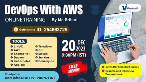 Awsdevops Devops Devopswithaws Visualpath Awsdevops Freedemo