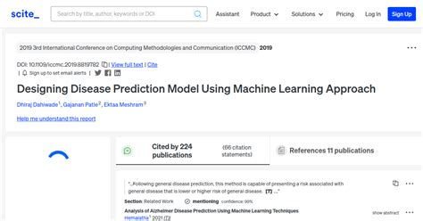 Designing Disease Prediction Model Using Machine Learning Approach