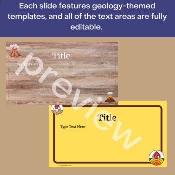 Geology Slide Template Use With Google Slides By Crosswalk Curriculum