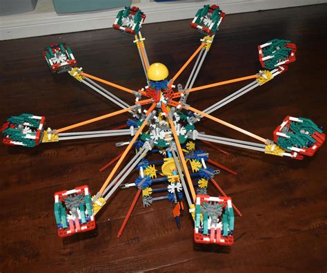 Knex Octopus Fair Carnival Ride Knex W Set Up And Disassembly Process