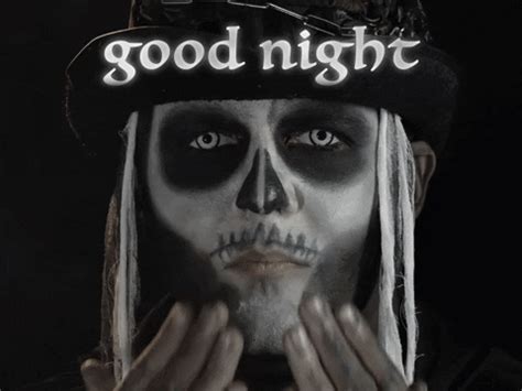 Good Night Skeleton  By Sealed With A  Find And Share On Giphy