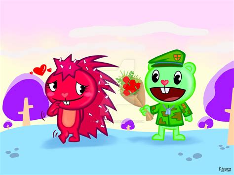 Flaky And Flippy A Love Story By Kayeazusawa On Deviantart