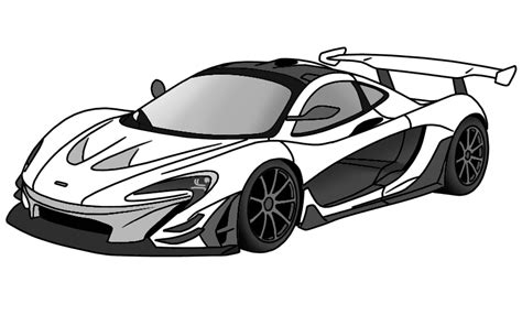 Mclaren P1 Coloring Sheet