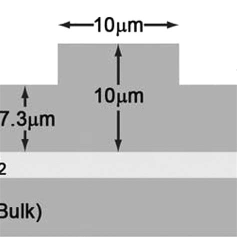 Dimensions Of Soi Rib Waveguide Download Scientific Diagram