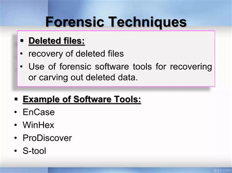 computer forensic ppt pptx operating systems computer software