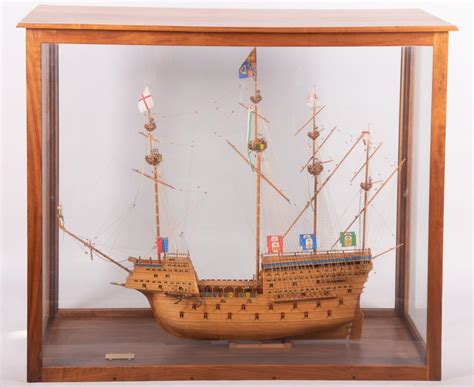 Sold At Auction Large Model War Ship Henry Grace A Dieu Great Harry