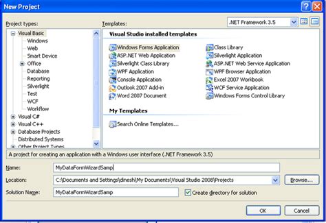 ado data form wizard in vb