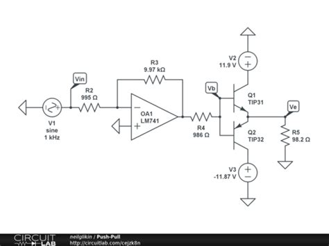 Push Pull CircuitLab