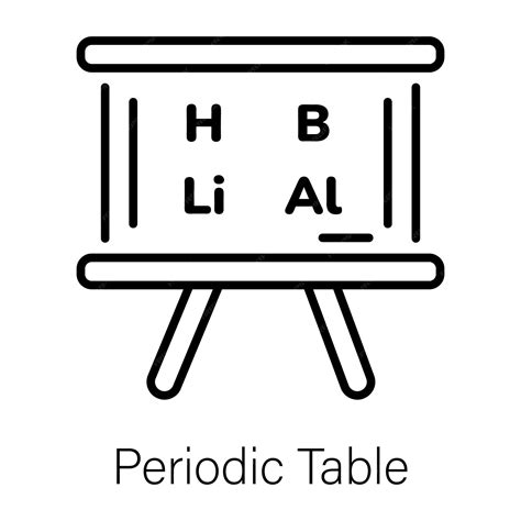 Premium Vector A Black And White Drawing Of A Table With A Sign That