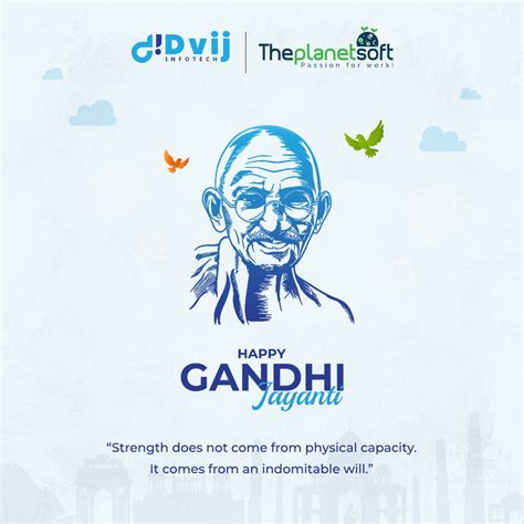 Mahatma Non Compassion Unwaveringdetermination Peace Unity