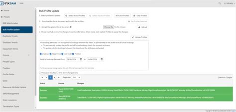 Enhanced User Experience In Sam And New Workflow Improvements To The Ui And Roster Documents