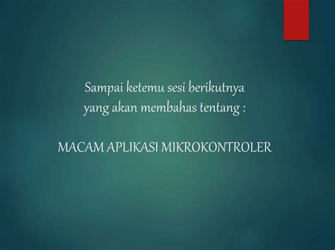 1001 Introduction To Microcontrollerppt