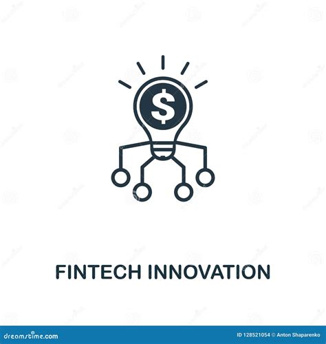 Fintech Innovation Icon Monochrome Style Design From Fintech Icon Collection Ui And Ux Pixel