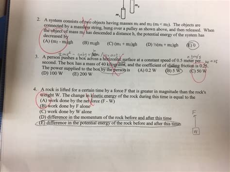 solved a system consists of two objects having masses m and
