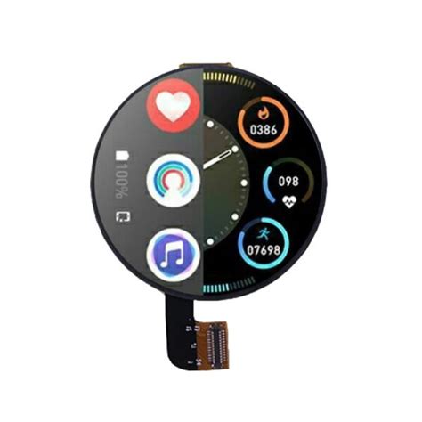 12inch Round Circular Amoled Touchscreen 390390 Qspi 24pin Smartwatch