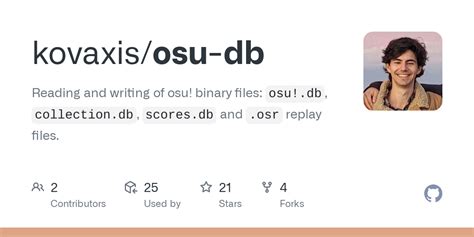 github kovaxis osu db reading and writing of osu binary files `osu