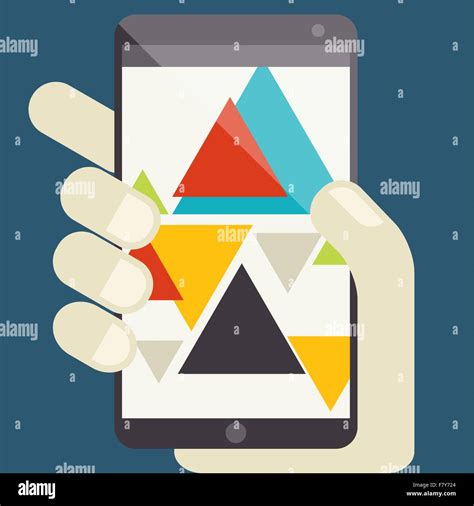 Concept For Mobile Apps Flat Design Stock Vector Image Art Alamy