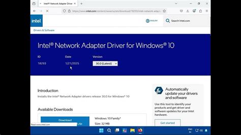 How To Download Intel Network Adapter Driver For Windows 1011