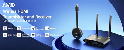 Aimibo Wireless Hdmi Transmitter And Receiver 4k Dual Screens Hdmi