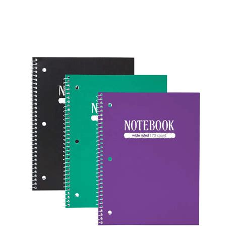 Single And Multi Subject Notebooks One Subject Notebook Factory