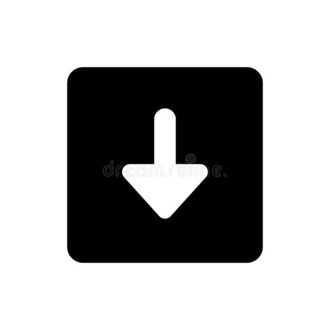 Download Icon Vector Upload Button Illustration Load Symbol Or Logo Stock Vector
