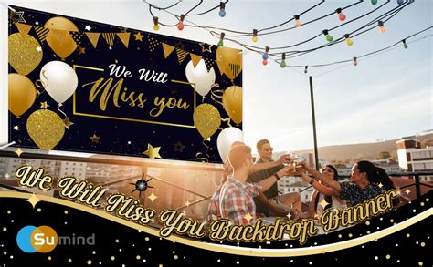 We Will Miss You Party Decorations Extra Large Going Away