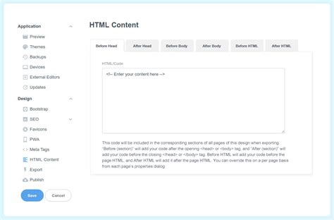 Link External JS More Settings Bootstrap Studio Help Bootstrap Studio Forum