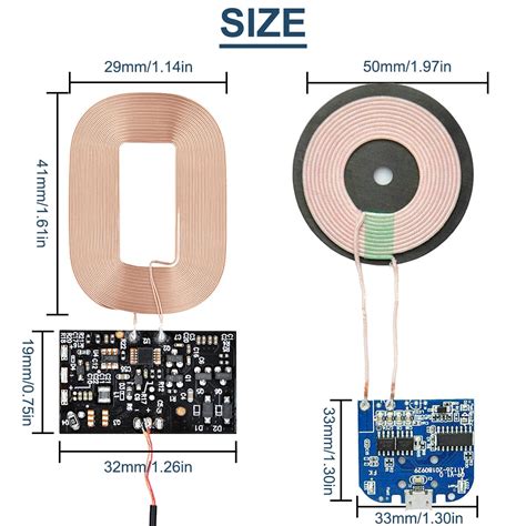 Daokai Qi Wireless Charging Standard Receiver Module 5v