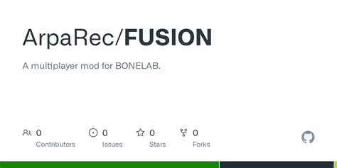 Github Arparec Fusion A Multiplayer Mod For Bonelab