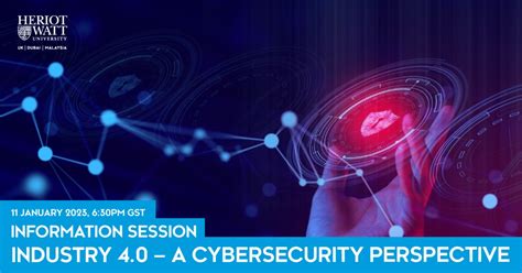 Heriot Watt University Dubai Campus On Linkedin Pg Session Industry 4 0 “a Cybersecurity
