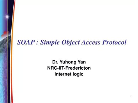 PPT SOAP Simple Object Access Protocol PowerPoint Presentation Free Download ID