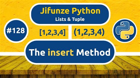128 Jinsi Ya Kutumia Insert Method Katika List Jifunze Python Kwa Kiswahili Youtube