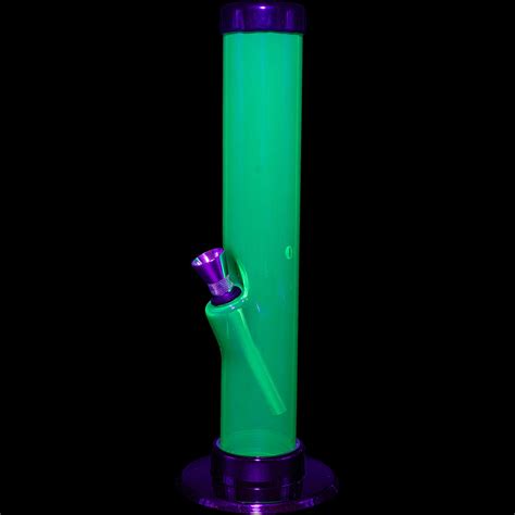 Jm Enterprises 6 9 12 Acrylic Straight Tube Bong Multiple Colors