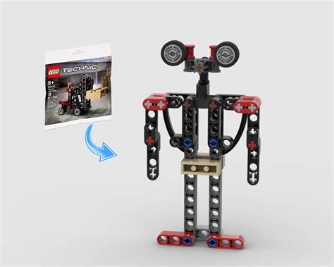 Lego Moc Humanoid 30655 Alternative By Erikgs Rebrickable Build