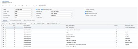 issue with import scenario for creating external users linked to a