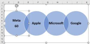 Venn Diagram In Excel How To Make Step By Step Examples