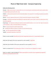 Physics Of Flight Summative Review Ans Key Docx Physics Of Flight