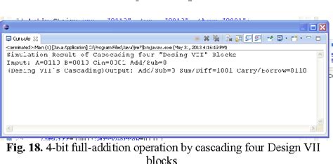 Figure 18 From Design Of A Compact Fault Tolerant Addersubtractor Circuits Using Parity