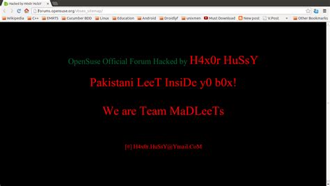 Opensuse Forums Hacked Another Vbulletin Attack Unixmen
