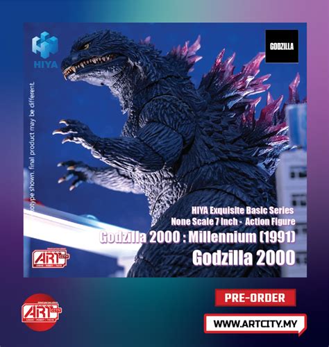 Hiya Toys Exquisite Basic Godzilla 2000 Millennium 1999 None Scale 7 Inch Ebg0278