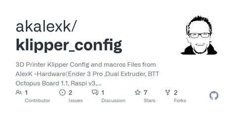 Klipper Config Variables Cfg At Master Akalexk Klipper Config GitHub