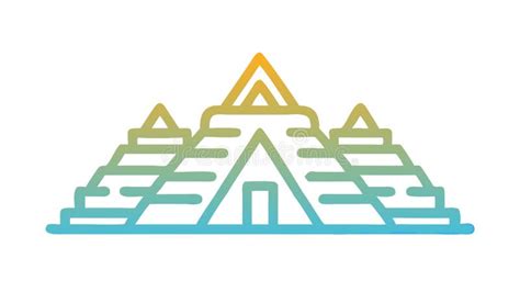 Abstract Geometric Pyramid Structure Vector Design Generative Ai Stock Vector Illustration Of