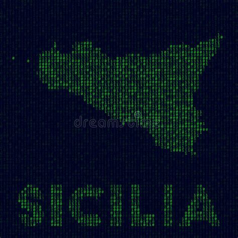 Digital Sicilia Logo Stock Vector Illustration Of Geography 178669205