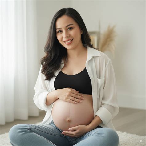 Kestrel A Natural Intimate Maternity Photo Of A Smiling Pregnant