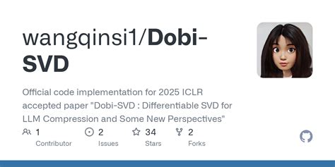 Github Wangqinsi Dobi Svd Official Code Implementation For Iclr Accepted Paper Dobi