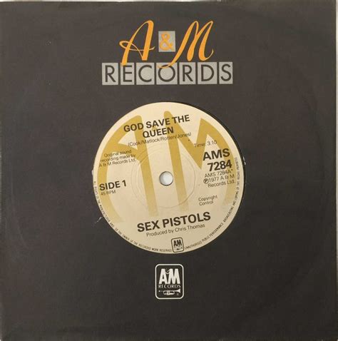 Lot 101 Sex Pistols God Save The Queen 7