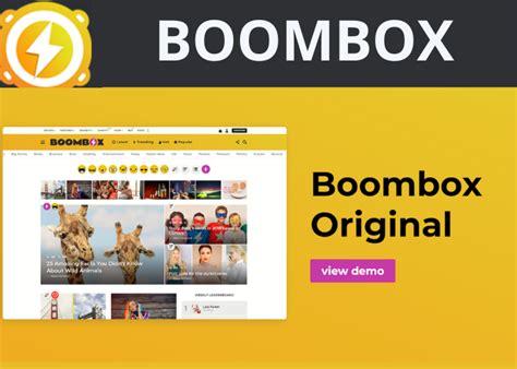 Boombox Theme Create Viral Magazine And Community Wp Gpl Theme V 298 Gpl Theme Plugin